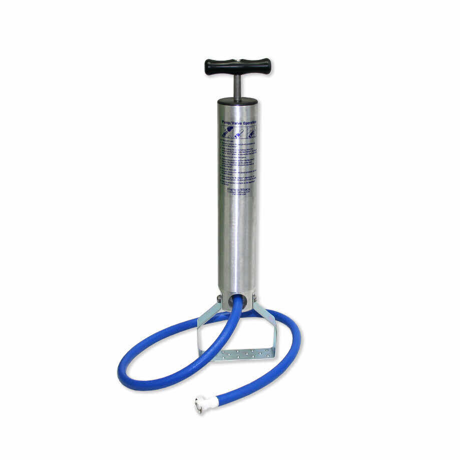 Standard Vacuum Pump with Foot Stirrup, Aluminum | Bound Tree