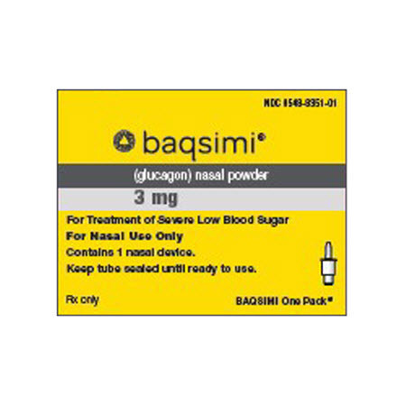 Baqsimi™ (Glucagon), 3mg Nasal Powder | Bound Tree