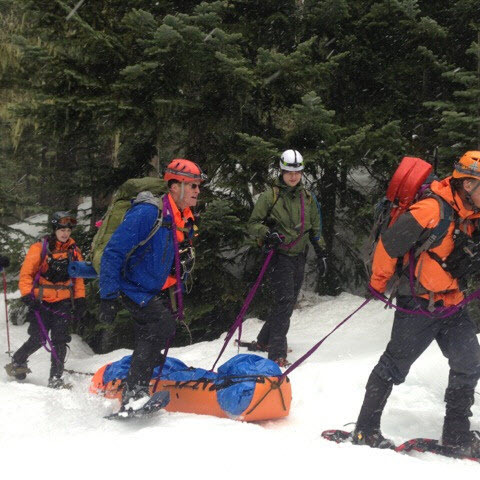 Sked® Basic Stretcher Rescue System with Cobra Buckles, Orange | Bound Tree