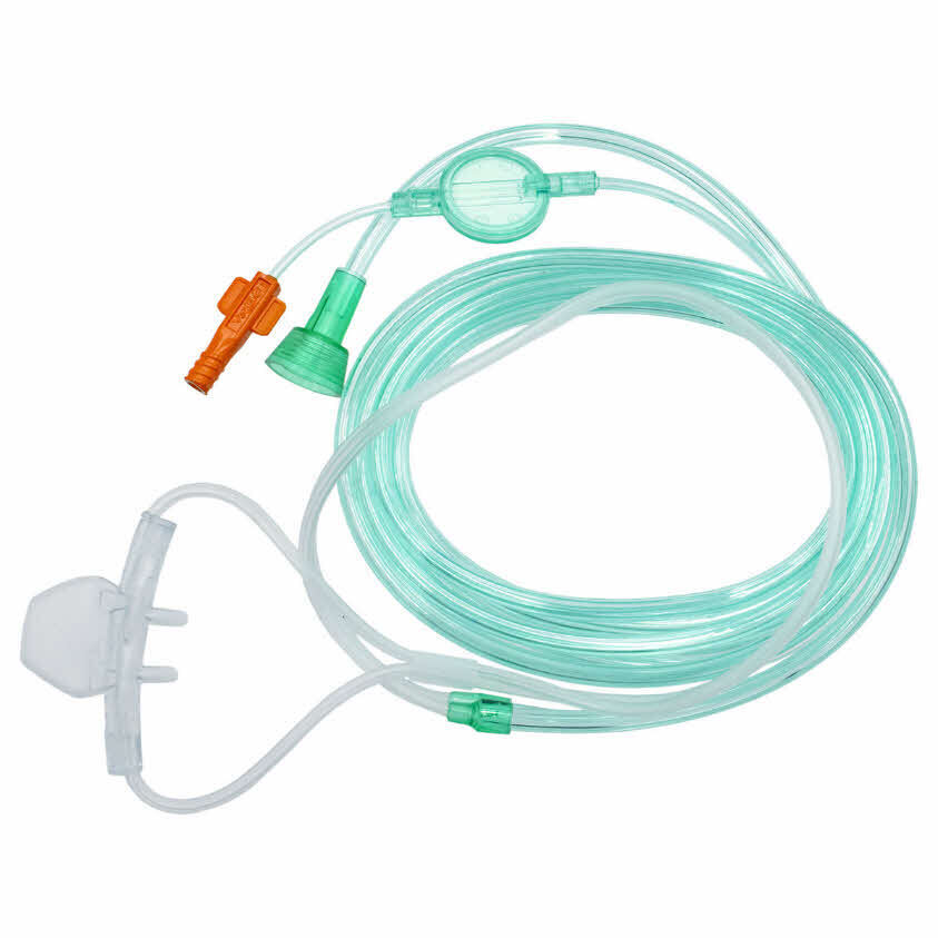 Curaplex® EtCO2/O2 Oral-Nasal Cannula with Universal Connector | Bound Tree