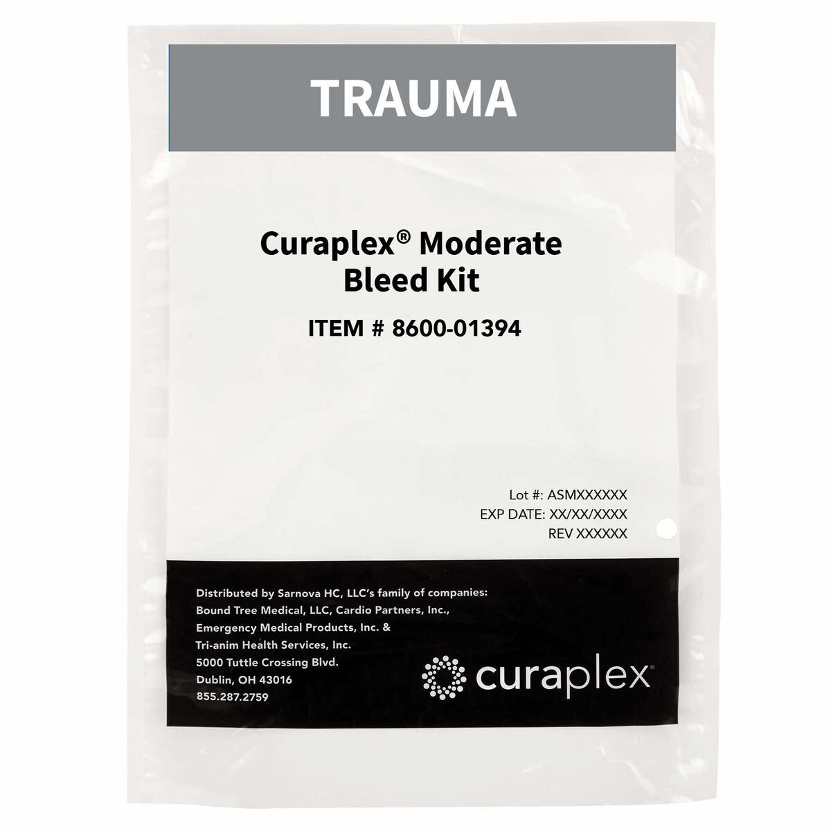 Curaplex® Moderate Bleed Kit | Bound Tree