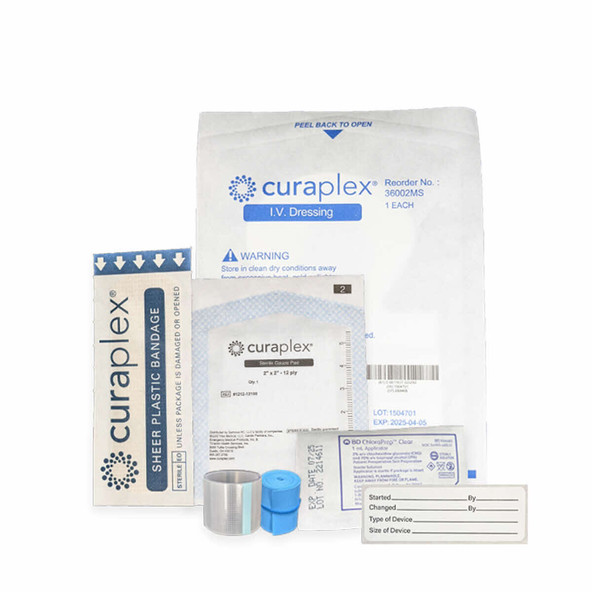 Curaplex® IV Start Kit With Curaplex® Guard, Chloraprep, No Flush ...