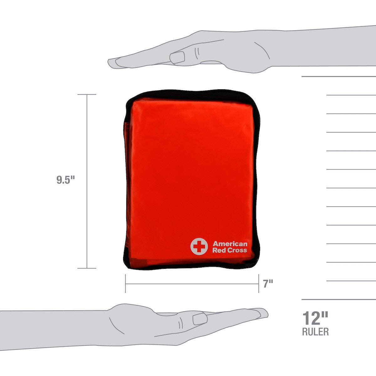 First Aid Only® Be Red Cross Ready First Aid Kit 73 Piece Bound Tree