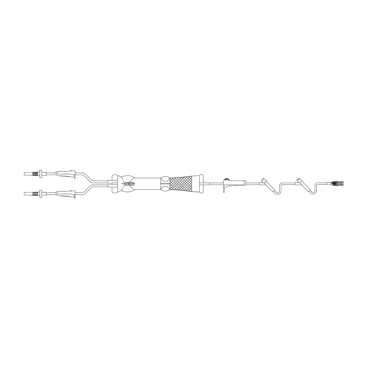 Baxter Healthcare Y-Type Blood/Solution Sets with Standard Blood Filter ...