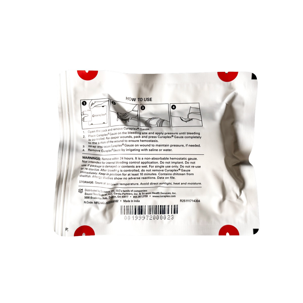 Curaplex® Advanced Hemostatic Gauzes | Bound Tree