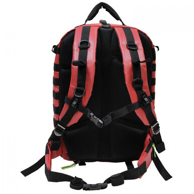 KEMP USA Premium Rescue and Tactical Bag, Tarpaulin, Red | Bound Tree