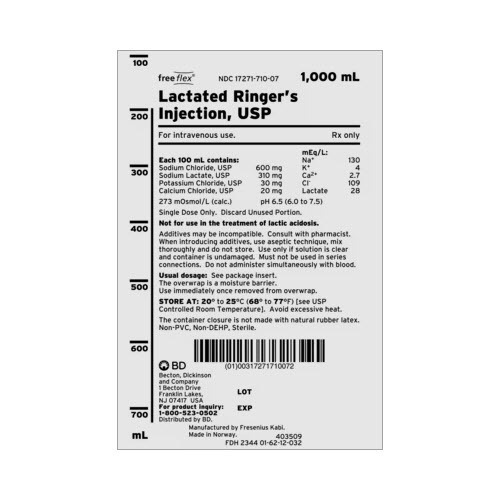 Lactated Ringer's Injection, 1000mL | Bound Tree