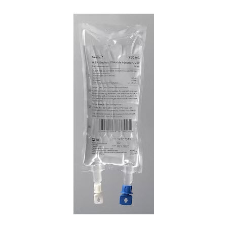 Sodium Chloride Injection 0.9% IV Solution, 250mL | Bound Tree