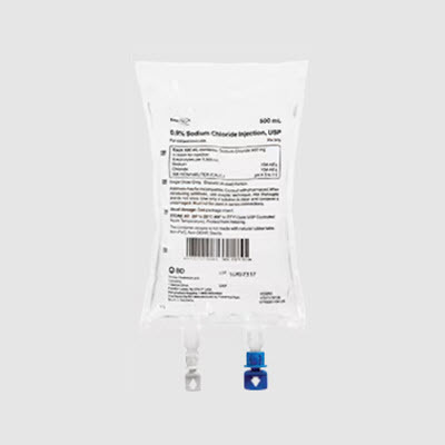 Sodium Chloride Injection 0.9% IV Solution, 500mL | Bound Tree