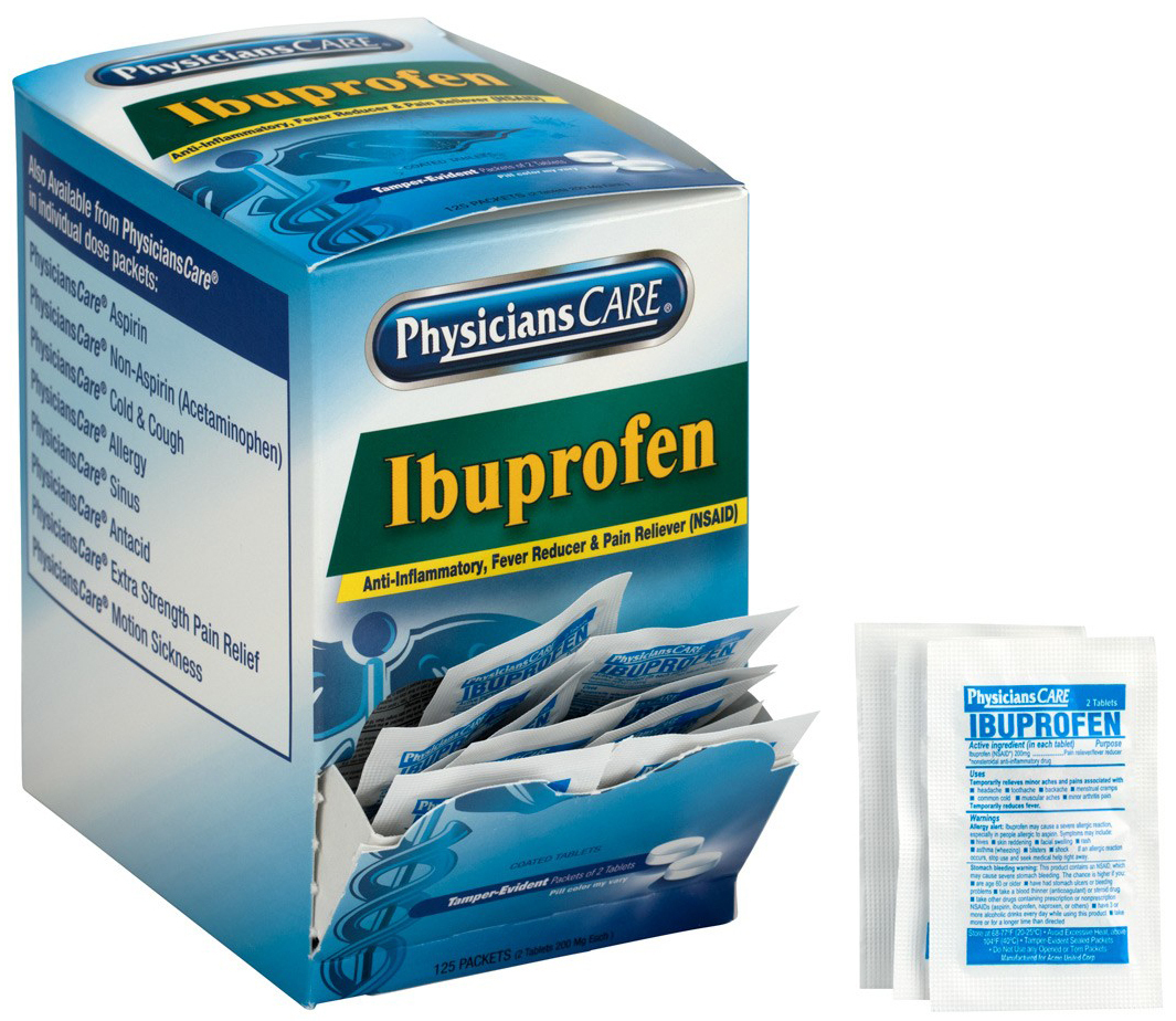 PhysiciansCare® Ibuprofen Pain Reliever Medication, 125 packets | Bound ...
