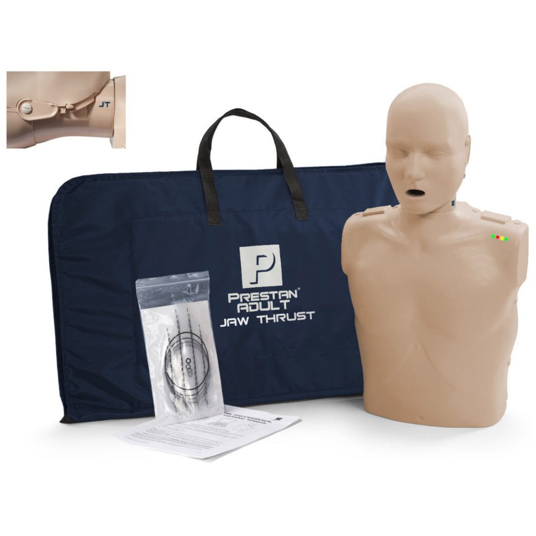 Prestan® Professional Adult Jaw Thrust CPR Training Manikin with CPR ...