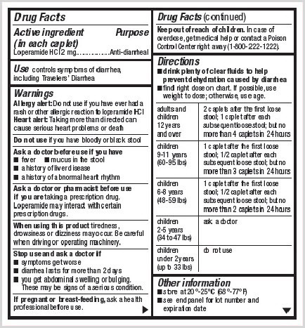 Major® Pharmaceuticals Anti-Diarrheal Caplet, 2mg, 12 Caplets | Bound Tree