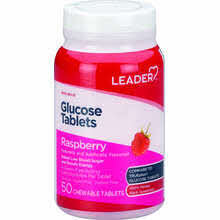 TruePlus Chewable Glucose Tablets, 4gm, 50 per Bottle | Bound Tree