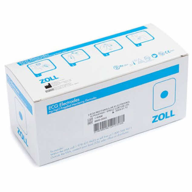 ZOLL ECG Rectangular Electrodes | Bound Tree