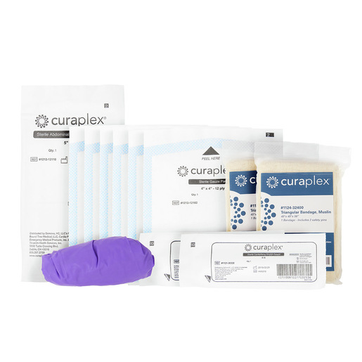 Curaplex® Burn Management Care Kit, Olive Drab | Bound Tree