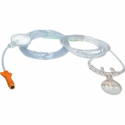 EtCO2/O2 Filtered Oral/Nasal Divided Cannula | Bound Tree