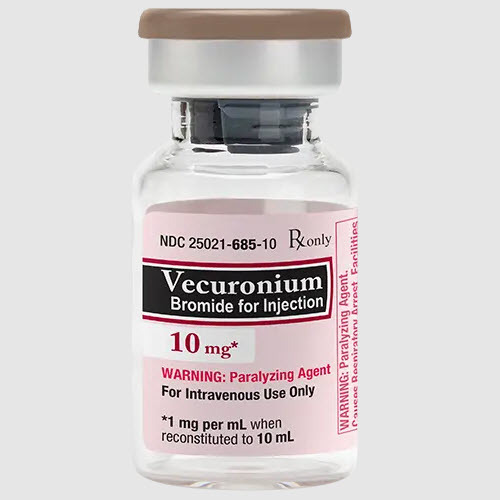 Vecuronium Bromide, 10mg, Vial | Bound Tree