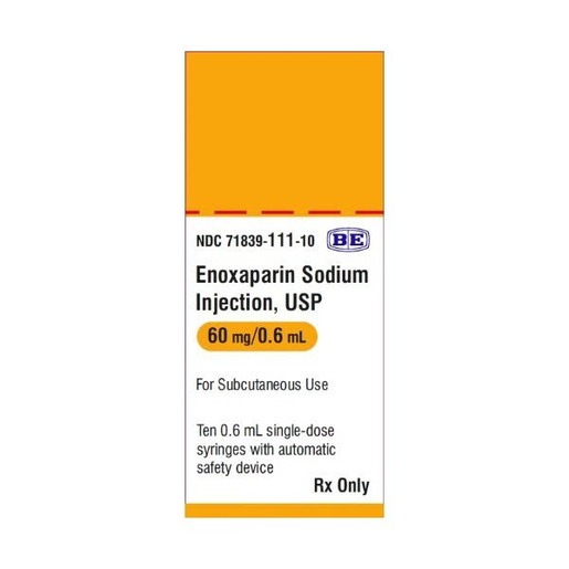 Enoxaparin Sodium, 60mg/0.6mL, Injection | Bound Tree