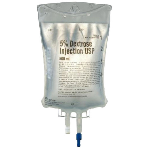 Dextrose 5%, 500mL Bag | Bound Tree