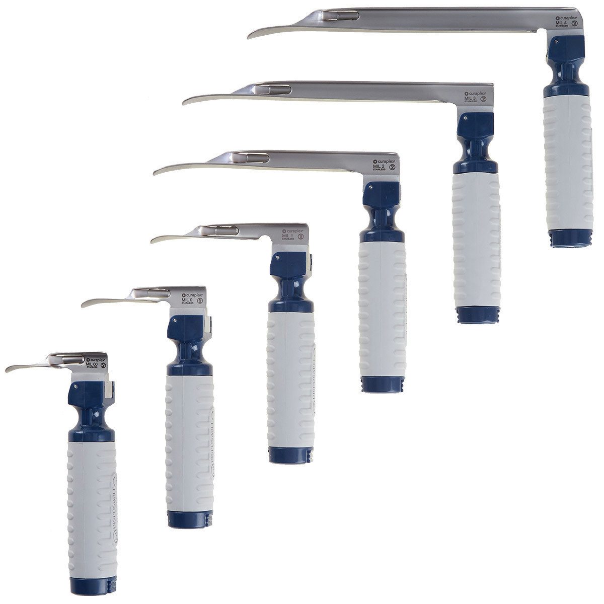 Curaplex® CuraView LED Laryngoscope Blades & Handles, Miller supplier ...