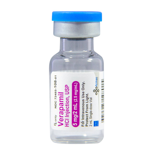 Verapamil 5mg, 2ml Vial, 5/bx | Emergency Medical Products