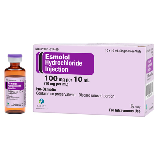 Sagent Pharmaceuticals Esmolol 100mg/10mL Vial | Emergency Medical Products