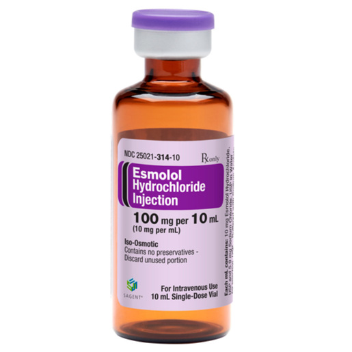 Sagent Pharmaceuticals Esmolol 100mg/10mL Vial | Emergency Medical Products