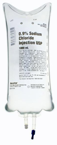 Baxter Sodium Chloride Viaflo® IV Solution Bags, 0.9% | Emergency ...