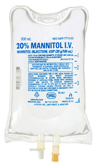 20% Mannitol IV Injection, 20g/100mL (500mL Bag) | Emergency Medical ...